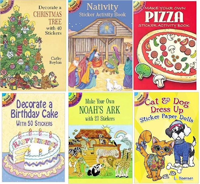 Dover Little Sticker Books | Tellwut.com