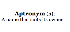 If Name Fits... | Tellwut.com