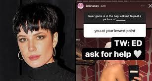 Halsey Apologizes For "Triggering" Instagram Photo Her Past Struggle ...