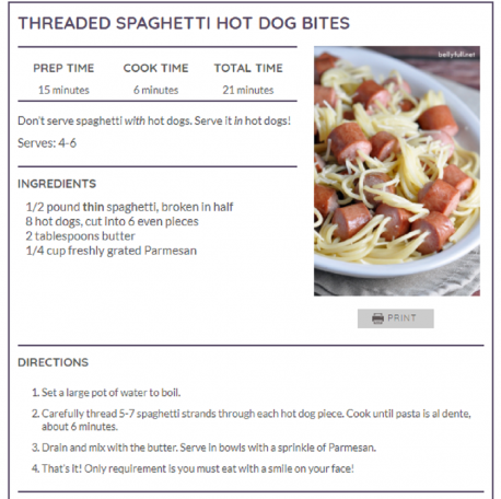 Hot Dogs Threaded With Noodles | Tellwut.com
